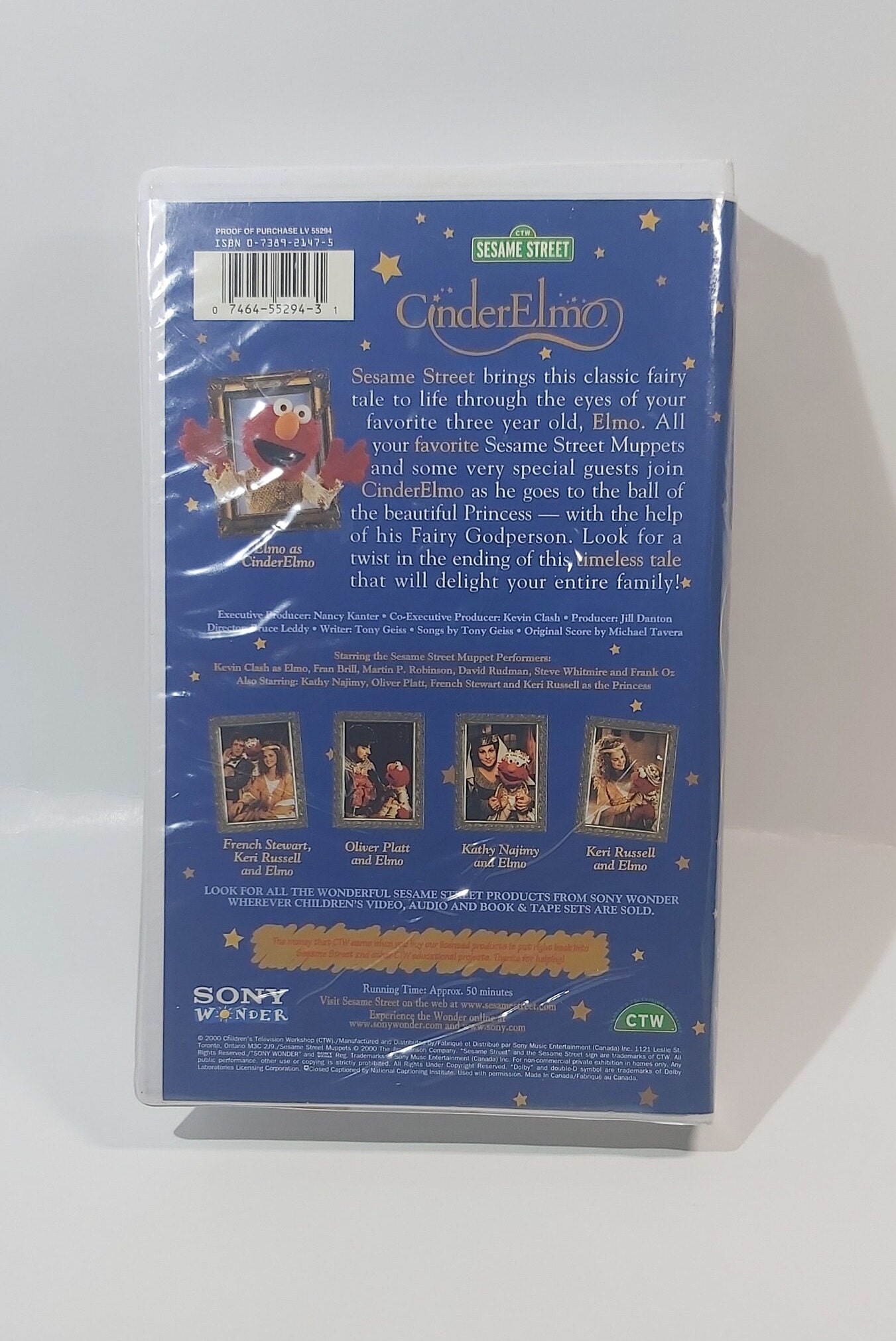 VHS Sesame Street Cinderelmo 2000 - Etsy