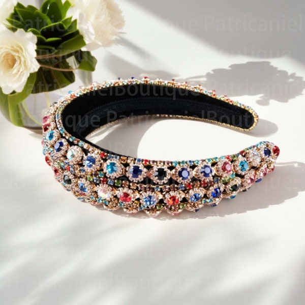 Jeweled Headband - Etsy