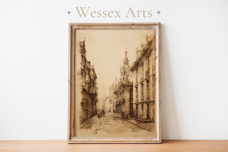 Sepia Historical Architecture ~ PHYSICAL Giclée Fine Art Print - Ready ...