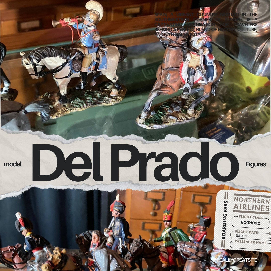 Del Prado Toy Soldiers Cavalry Napoleonic War Officer British Life ...