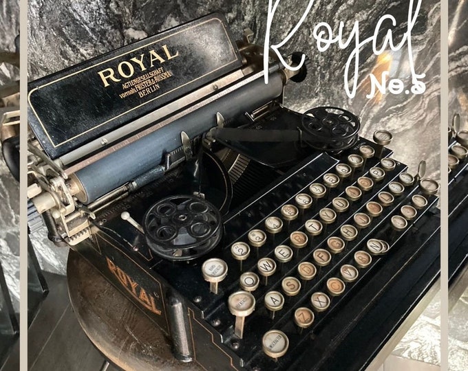 1920s Typewriter Model P by Royal in Emerald Green in Original Wood ...