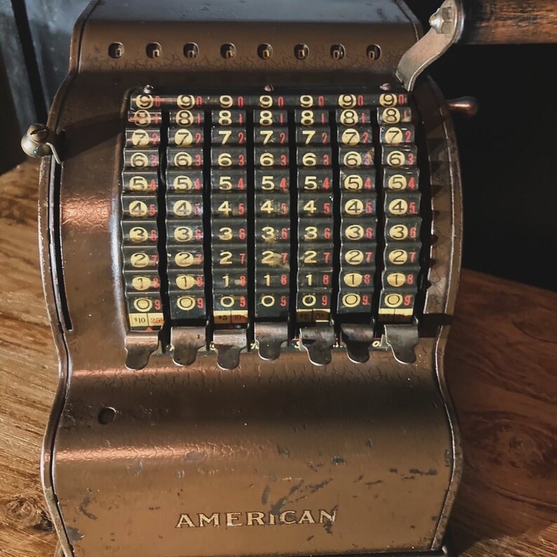 Antique American Adding Machine American Can Co Chicago ILL Pat.date ...