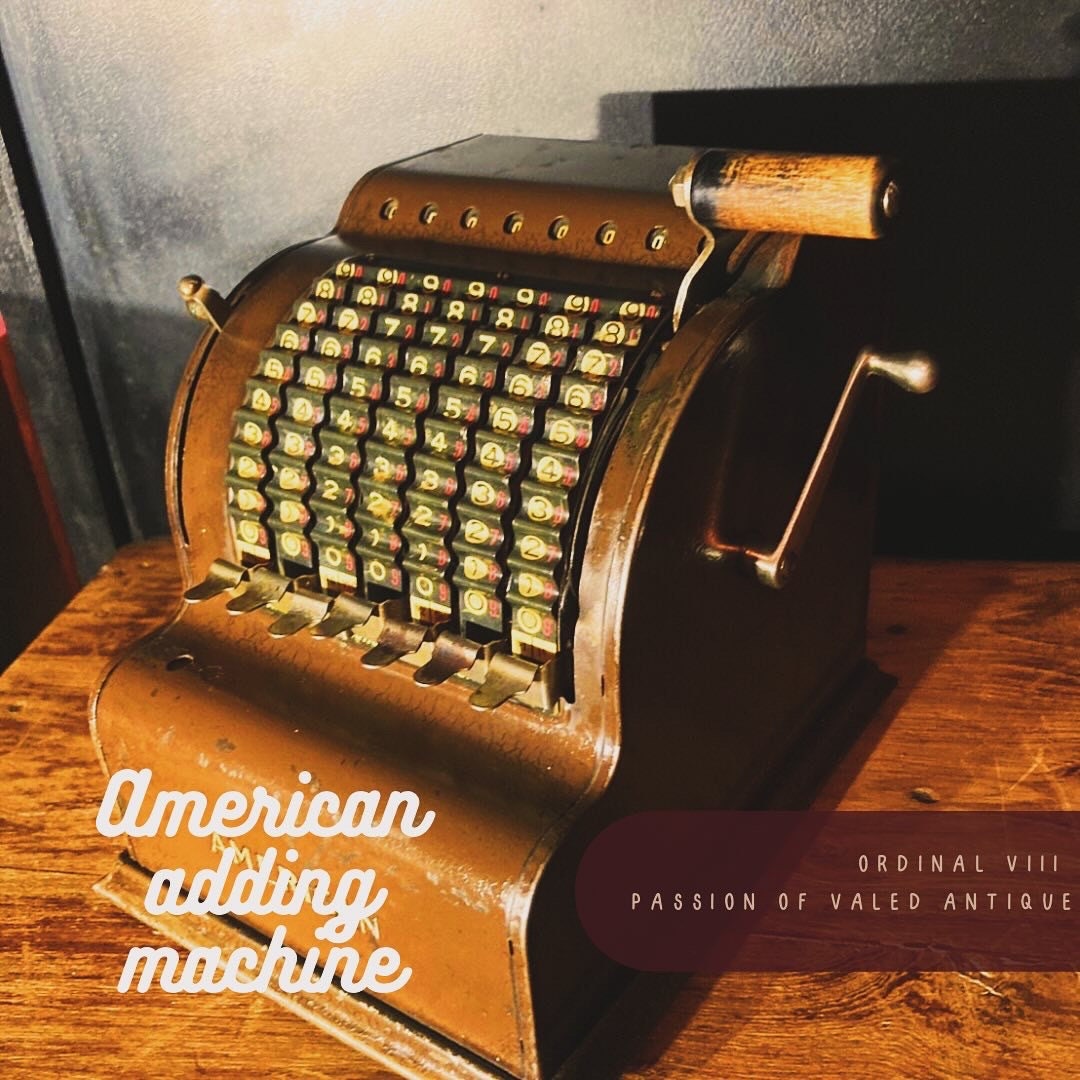 Antique American Adding Machine American Can Co Chicago ILL Pat.date ...