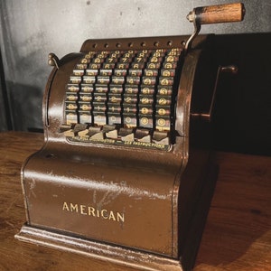 Antique American Adding Machine American Can Co Chicago ILL Pat.date ...