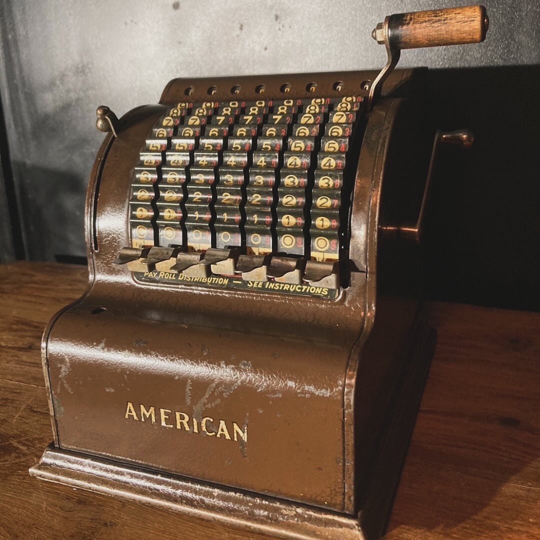 Antique American Adding Machine American Can Co Chicago ILL Pat.date ...
