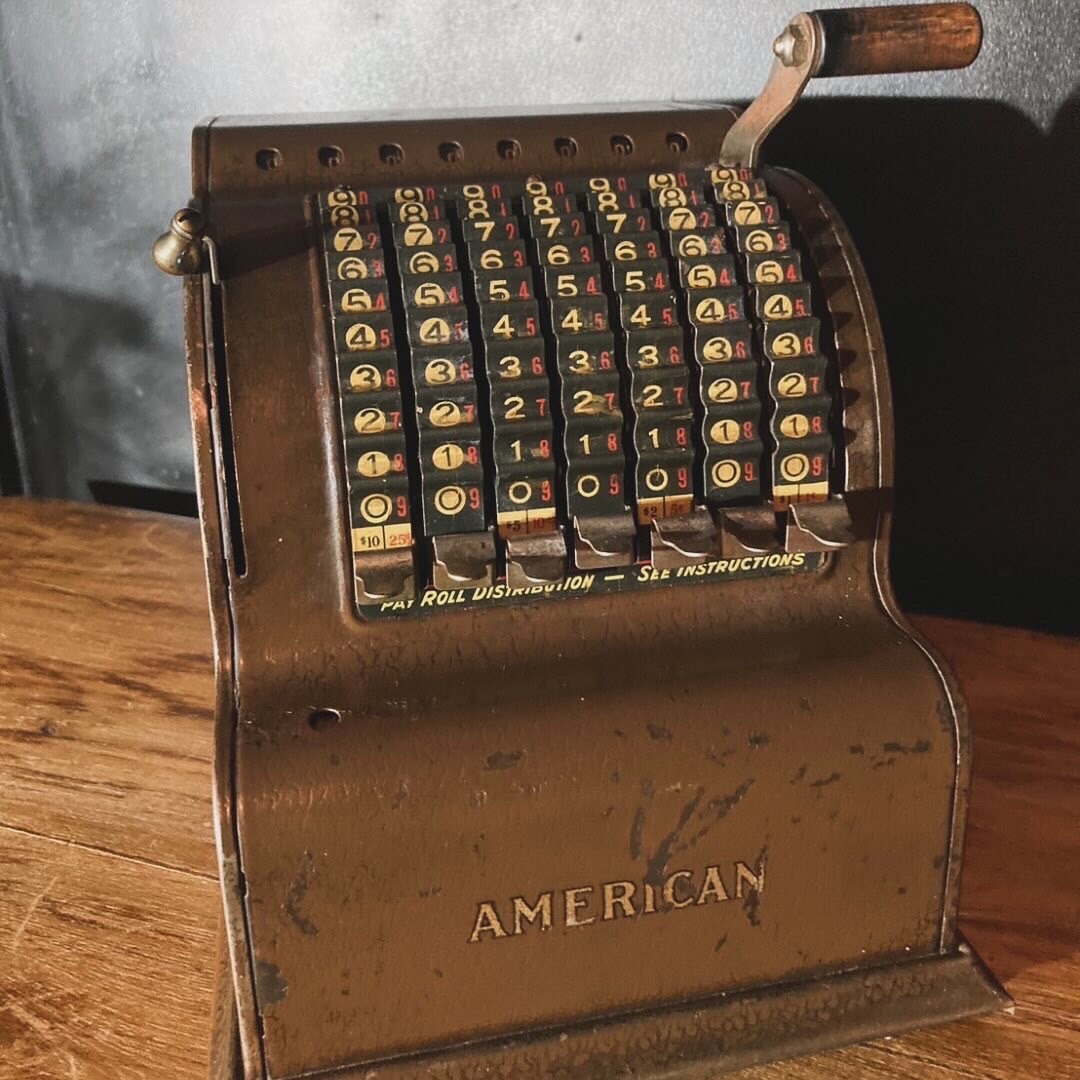 Antique American Adding Machine American Can Co Chicago ILL Pat.date ...