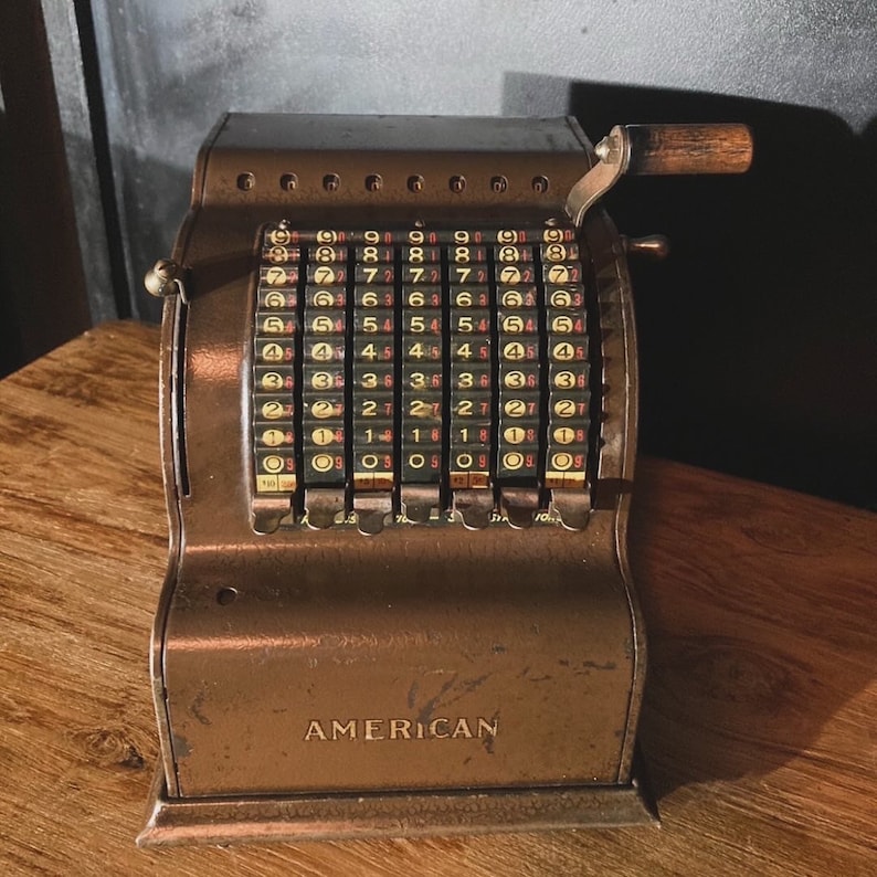 Antique American Adding Machine American Can Co Chicago ILL Pat.date ...