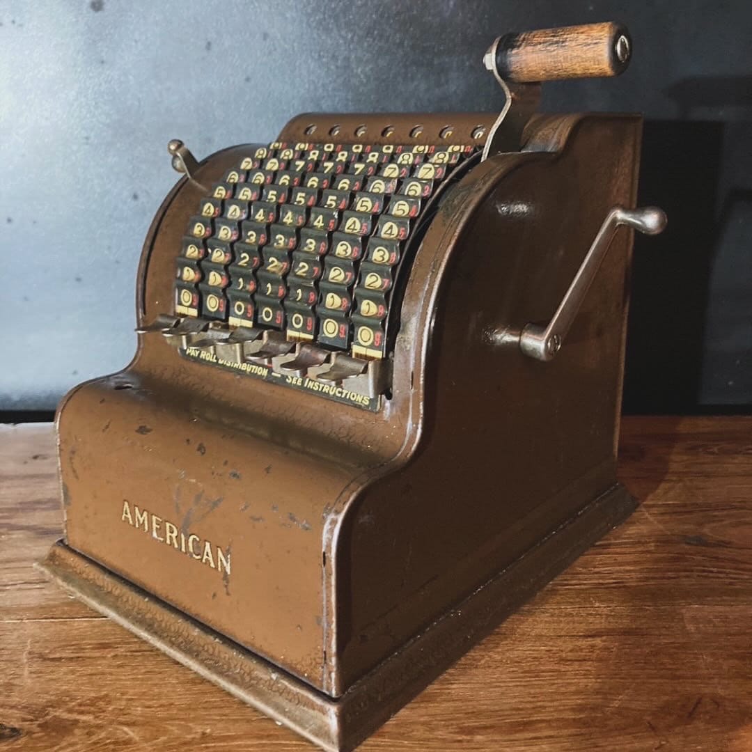 Antique American Adding Machine American Can Co Chicago ILL Pat.date ...