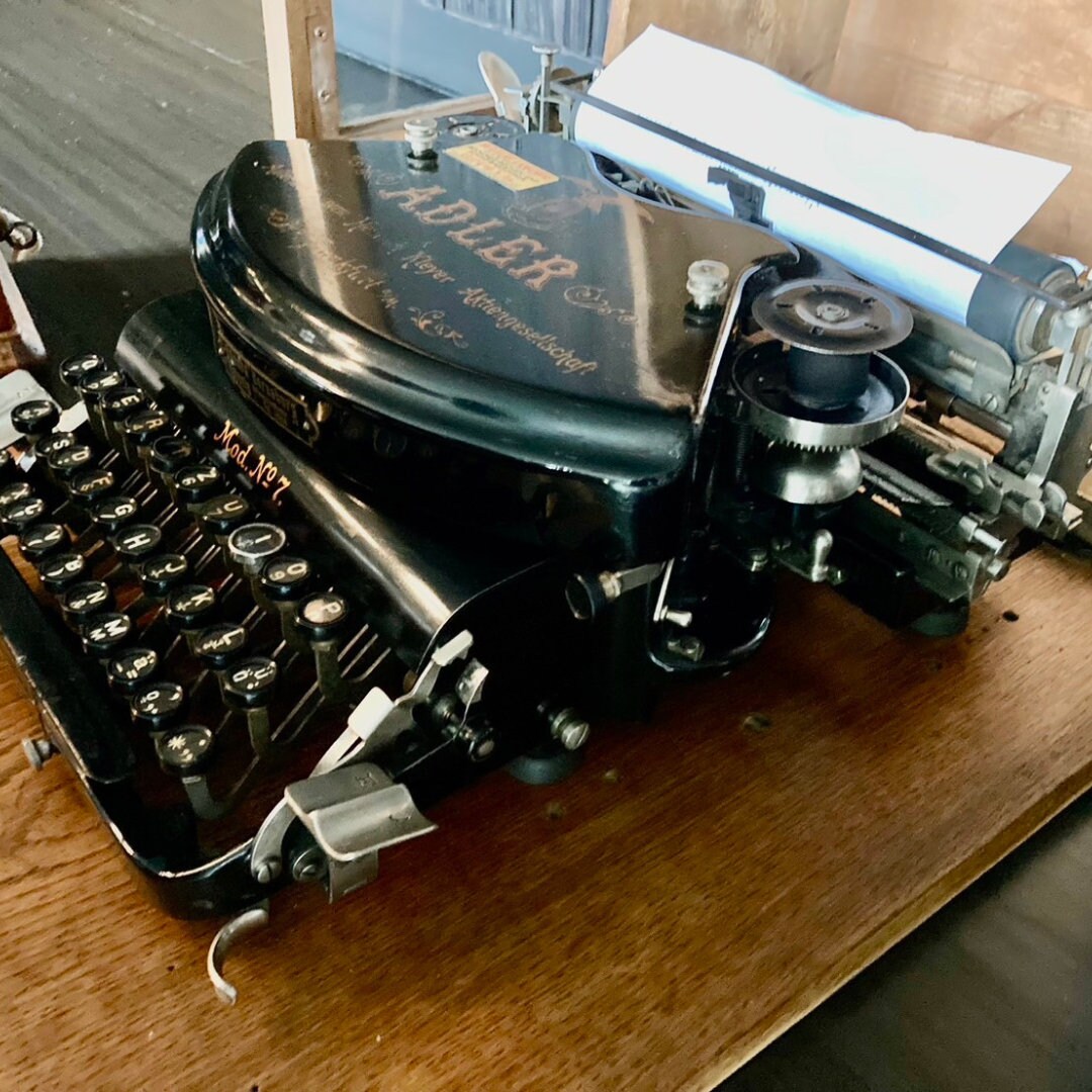 Adler Model No.7 Antique Typewriter With Wooden Box. - Etsy