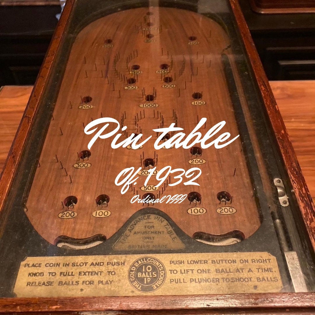 Antique Rare Item Pin Table Machine for Collectible - Etsy