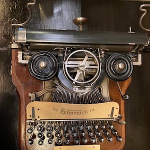 Antique Hammond No. 12 Typewriters With Wooden Box. - Etsy