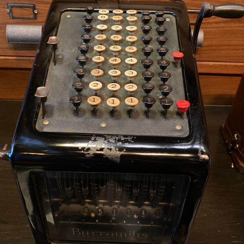 Burroughs Class 6 Antique Mechanical Calculator - Etsy