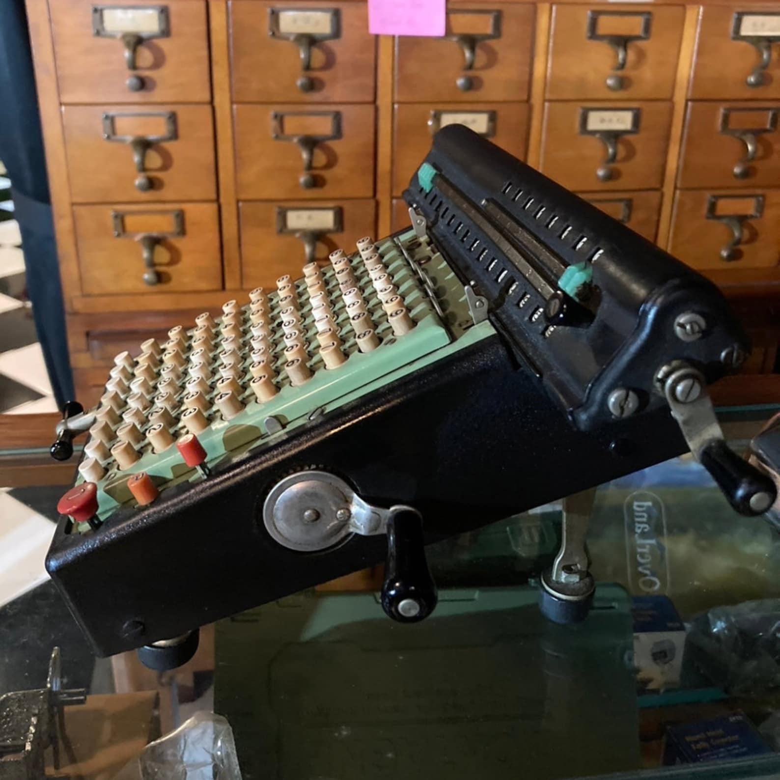 Vintage Monroe Model L Adding Machine Calculating Portable Manual - Etsy