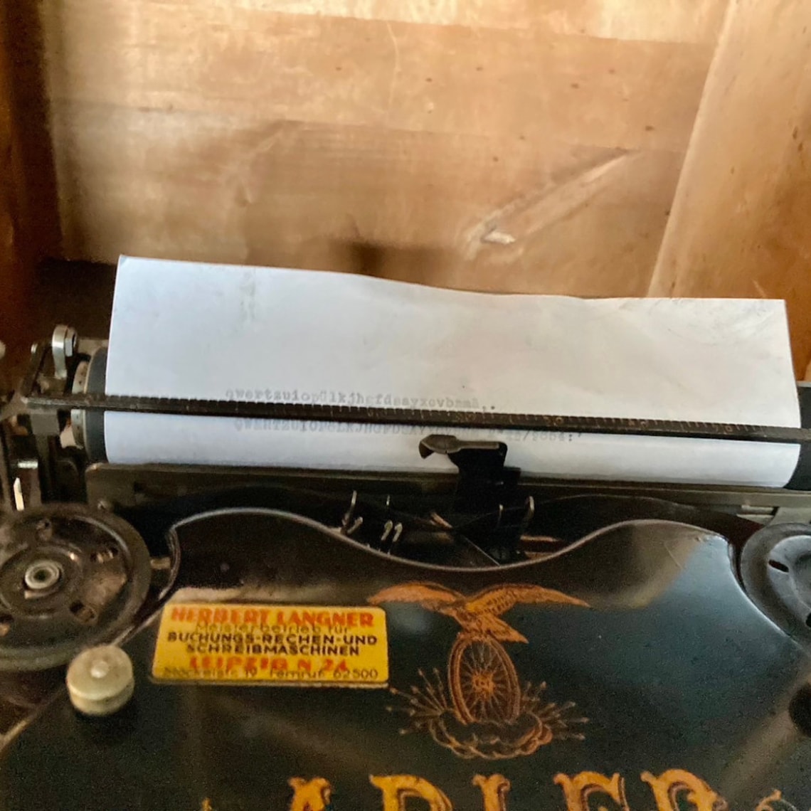 Adler Model No.7 Antique Typewriter With Wooden Box. - Etsy