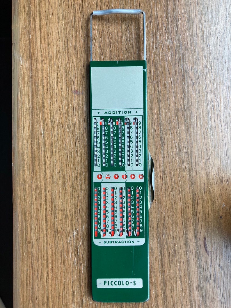 Arithma Addiator Piccolo S Calculator With Slip Case Addition ...