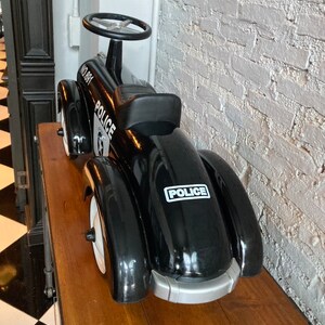 Goki Classic Ride on Metal Car Police. - Etsy
