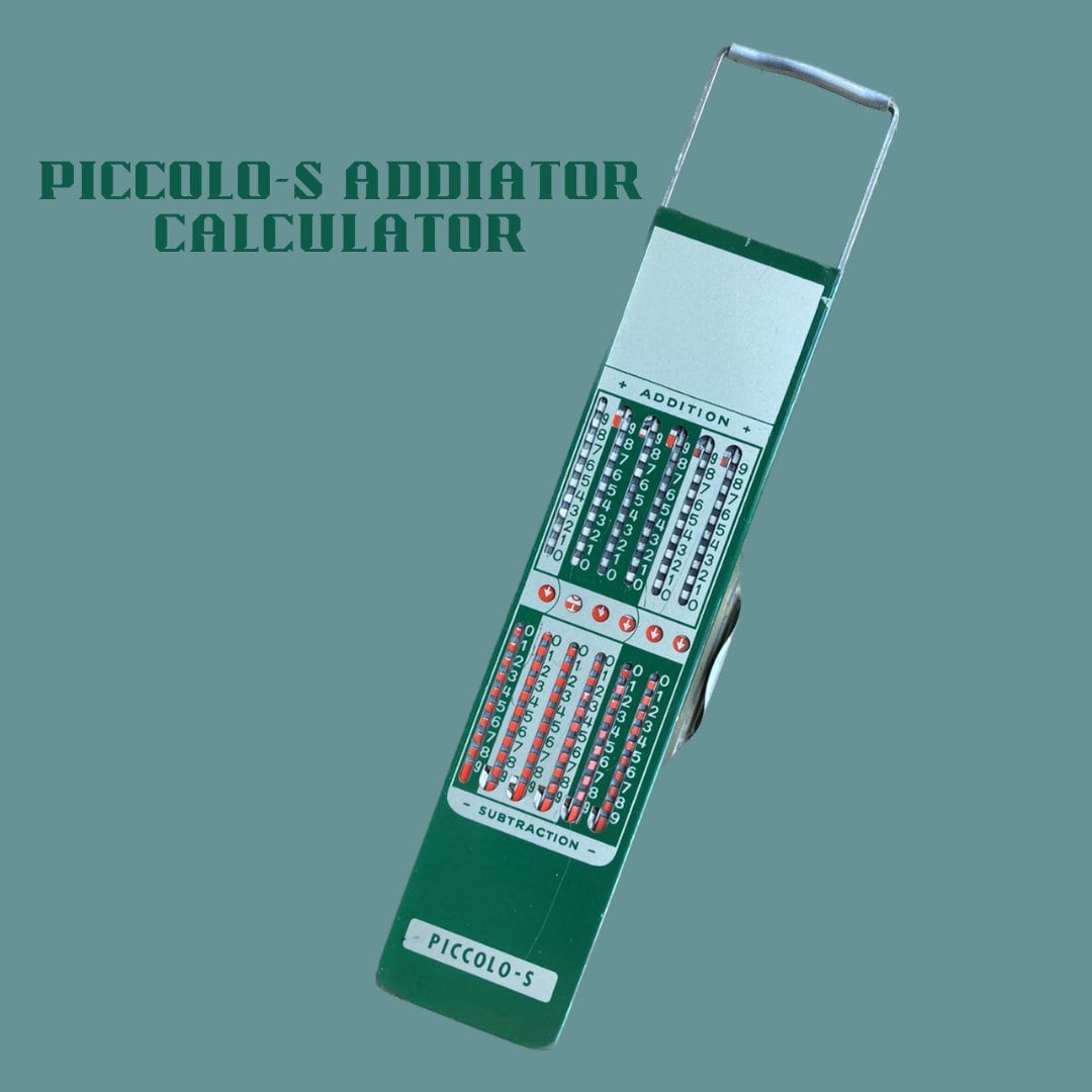Arithma Addiator Piccolo S Calculator With Slip Case Addition ...