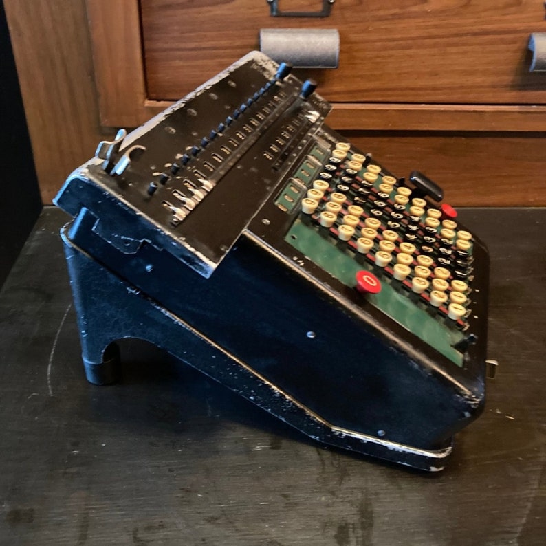 Antique MADAS Adding Machine Calculating Portable Manual - Etsy