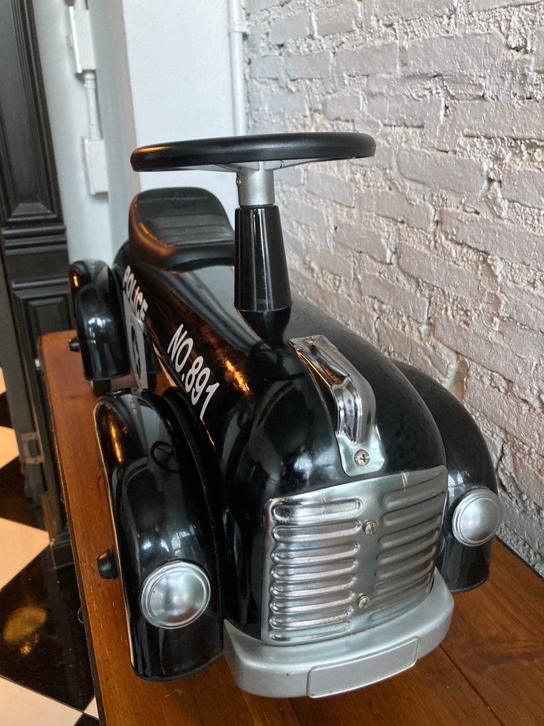 Goki Classic Ride on Metal Car Police. - Etsy