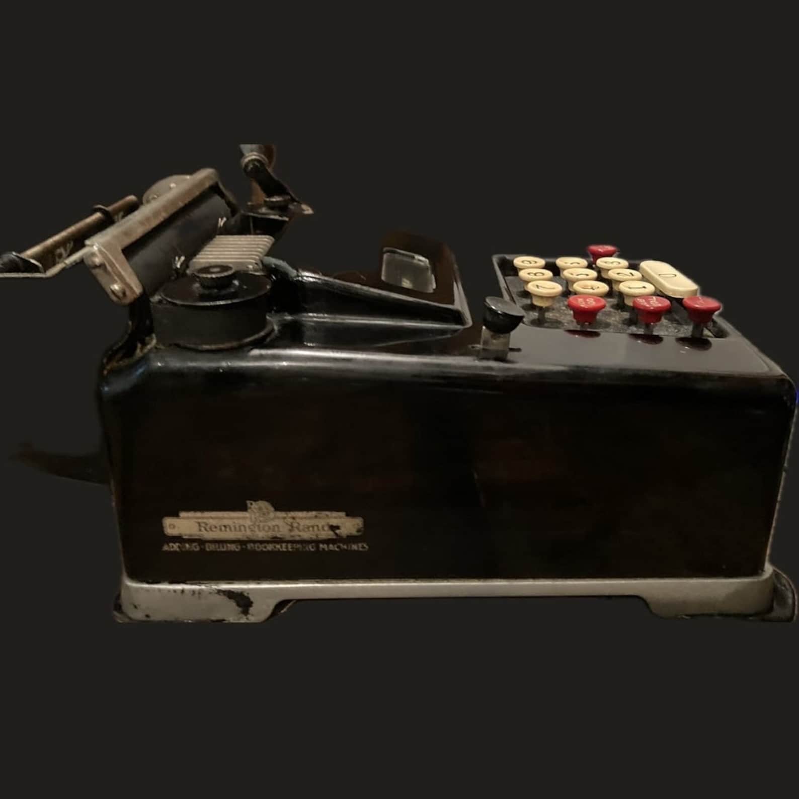 Rare Antique Remington Rand Calculator - Fully Functional 1900s Billing ...