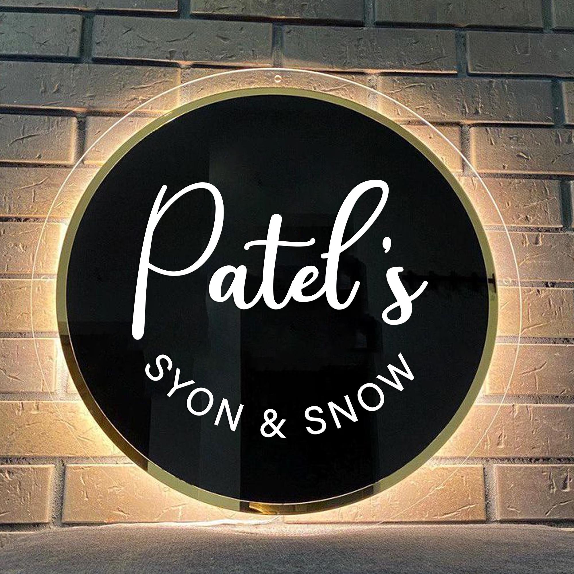 Custom Business Logo Sign, Acrylic Backlit Sign, Round Acrylic Sign ...