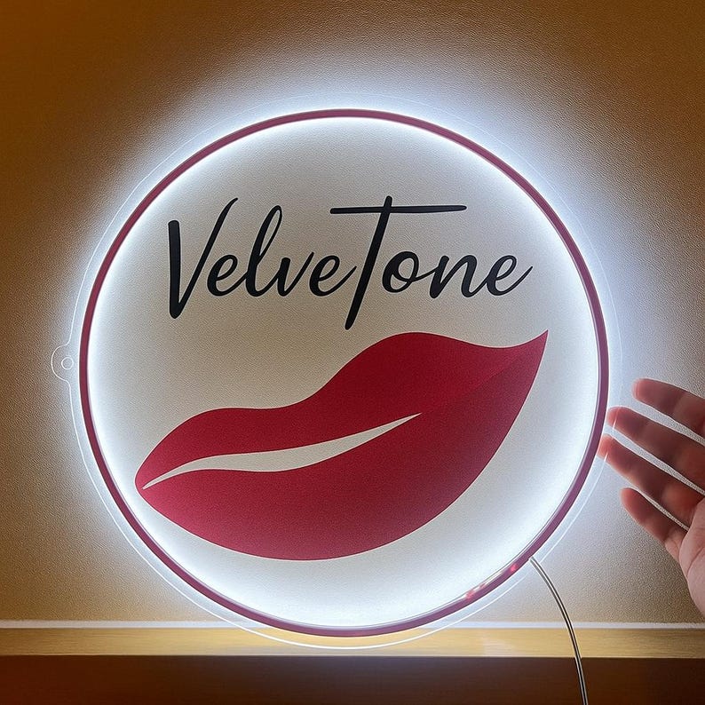 Custom Acrylic Business Logo Sign, LED Business Sign, LED Business Logo ...