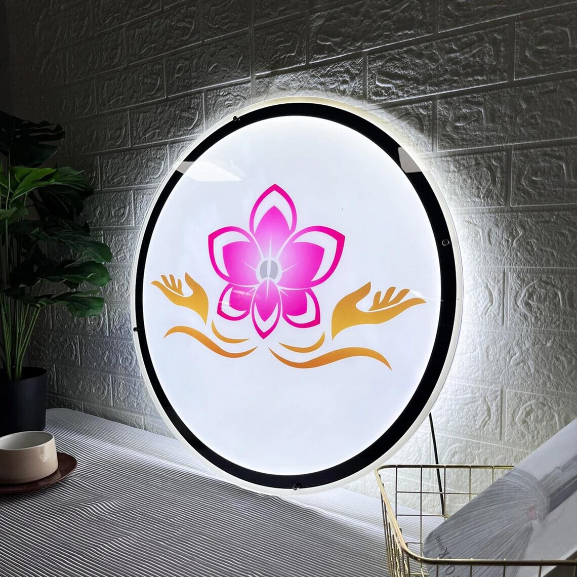 Custom 3d Business Logo Sign, Backlit Sign, Custom Acrylic Sign ...