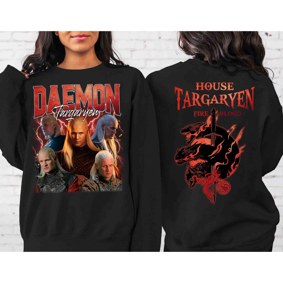 DAEMON TARGARYEN Shirt, TV Series Shirt, Daemon Targaryen Merch, House ...