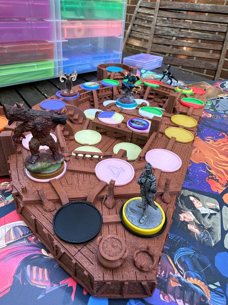 The Globe. Unmatched Inspired (slings and Arrows) 3d Board. Enhanced ...