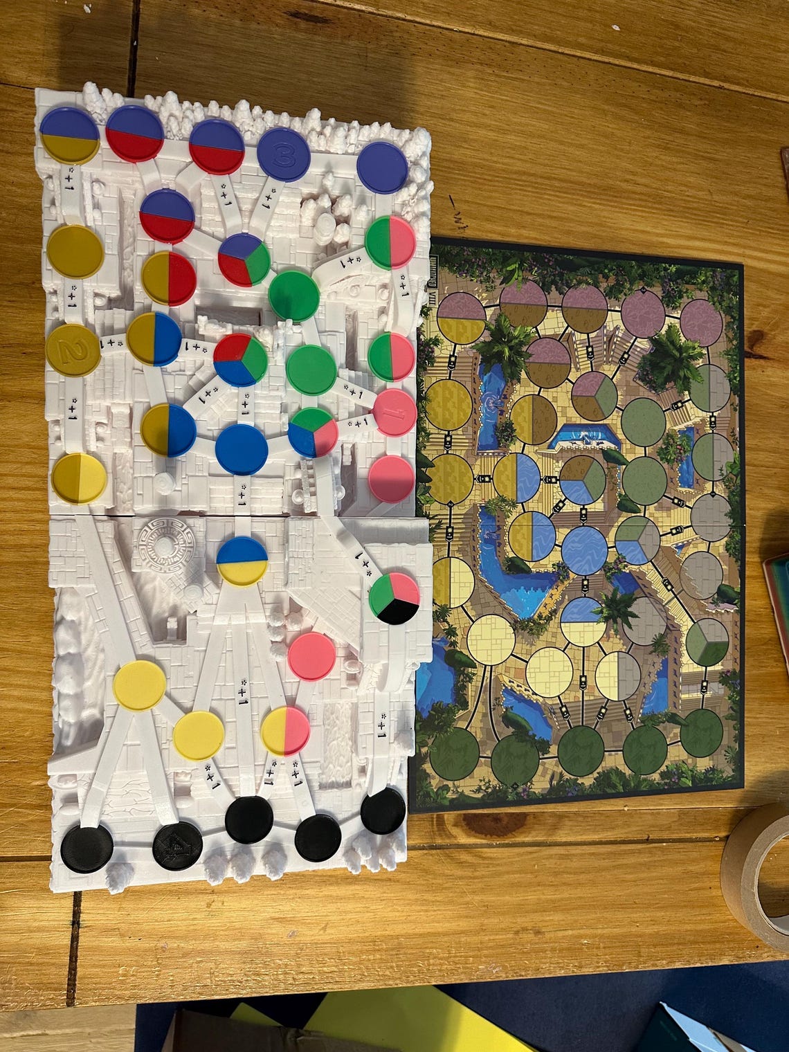 3d Unmatched Inspired 4 Player Hanging Gardens Board. (volume 2) - Etsy