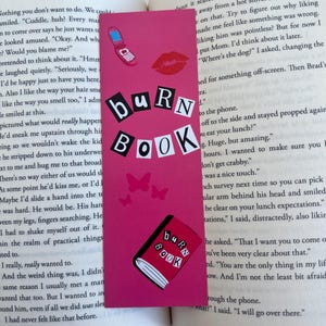 Burn Book, Bookmark, Reading Accessory, Bookish Merchandise, Pop ...