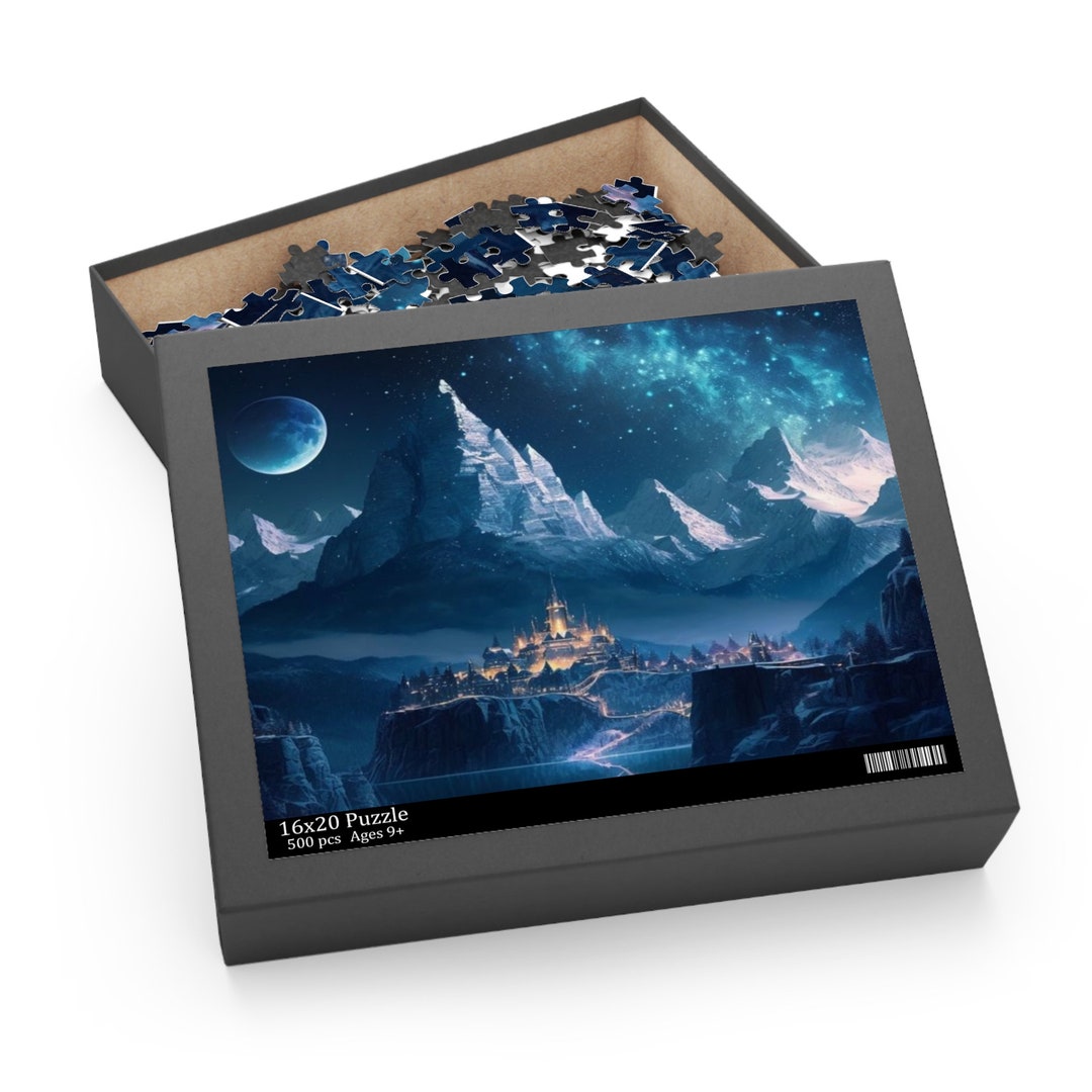 ACOTAR Inspired Puzzle, Velaris City of Starlight (120, 252, 500-piece ...