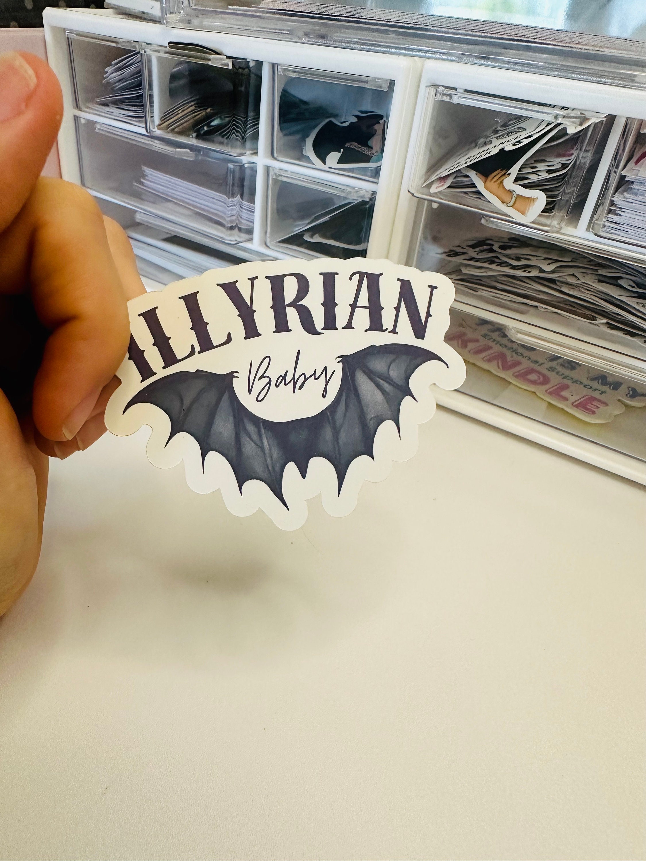 ACOTAR Illyrian Baby Vinyl Water Proof Stickers, Booktok, Gift - Etsy