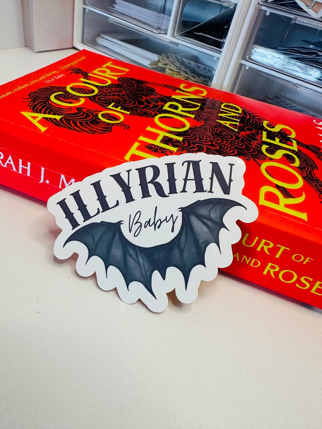 ACOTAR Illyrian Baby Vinyl Water Proof Stickers, Booktok, Gift - Etsy