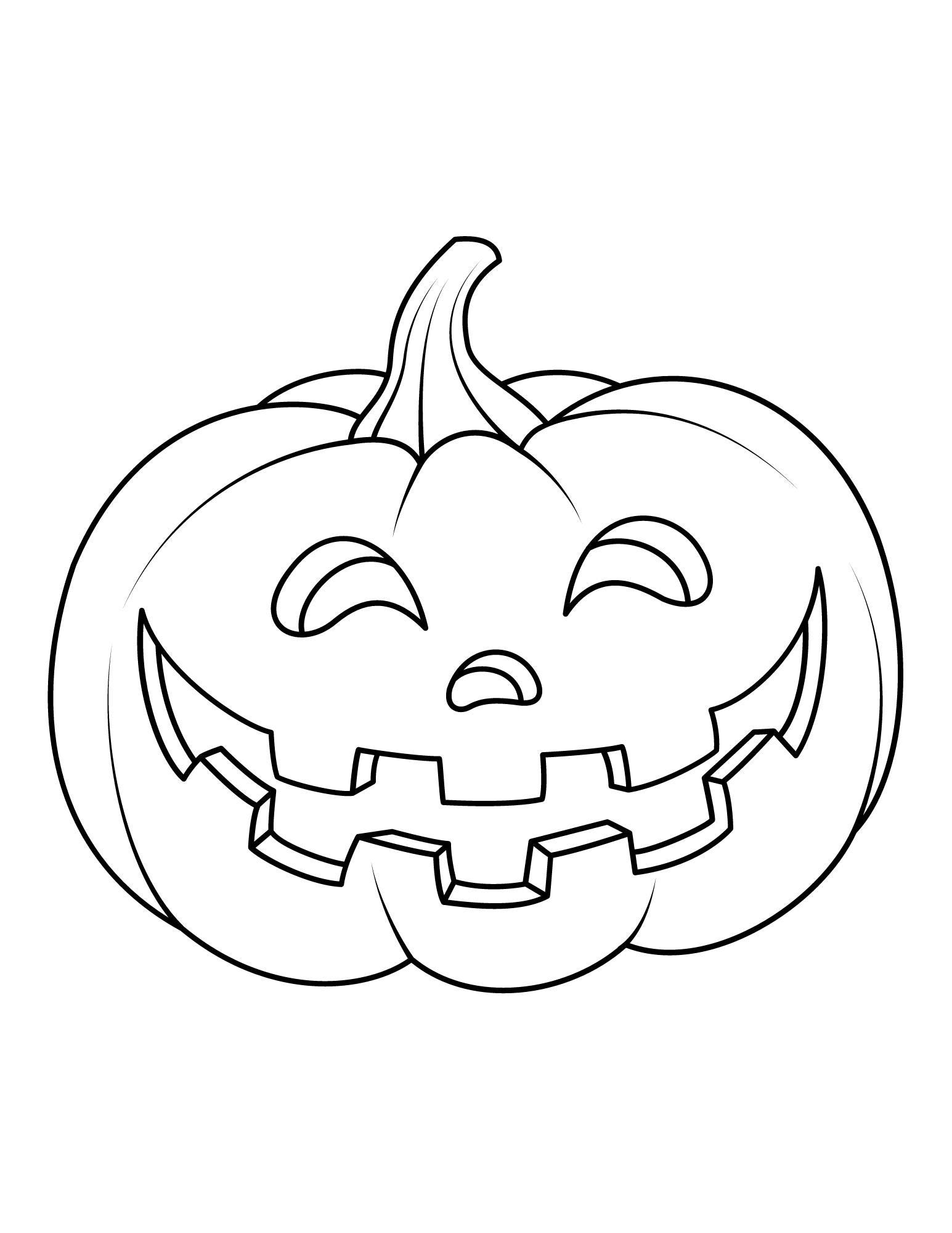Jack-o-lantern Coloring Pages - Etsy