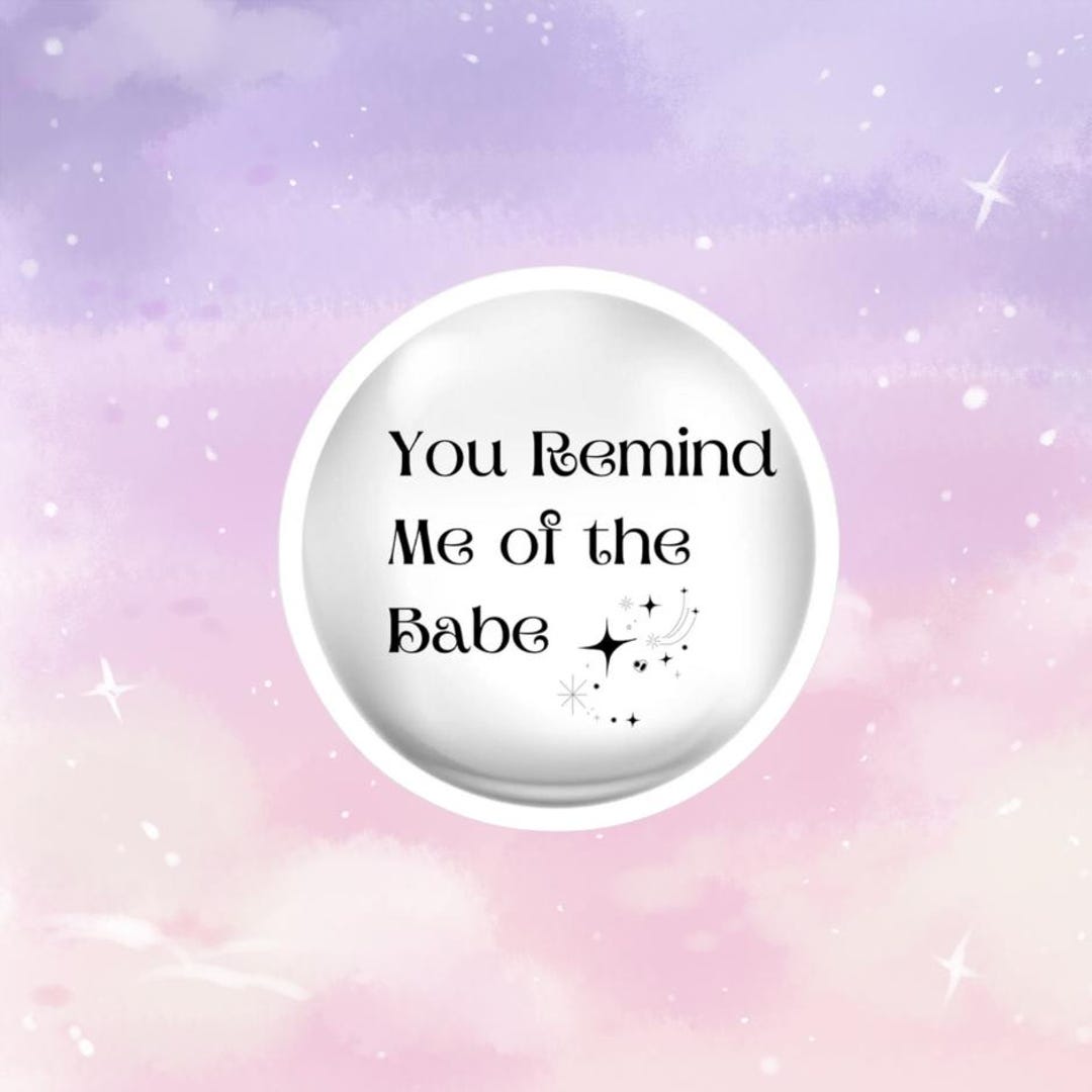 You Remind Me of the Babe Vinyl Decal - Etsy