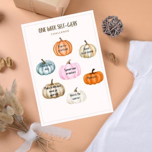 Fall Self Care Challenge - Etsy