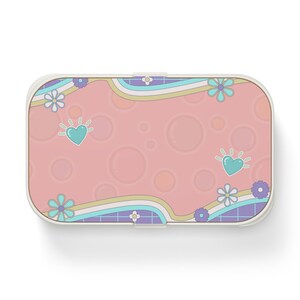 Groovy Floral Bento Lunch Box - Etsy