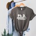 Phd Loading in Progress T-shirt, Phd Graduate Shirt, Doctor Shirt, Phd ...