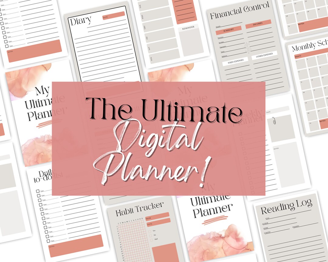 The Ultimate Digital Planner, Daily Planner, iPad Planner, Life Planner ...
