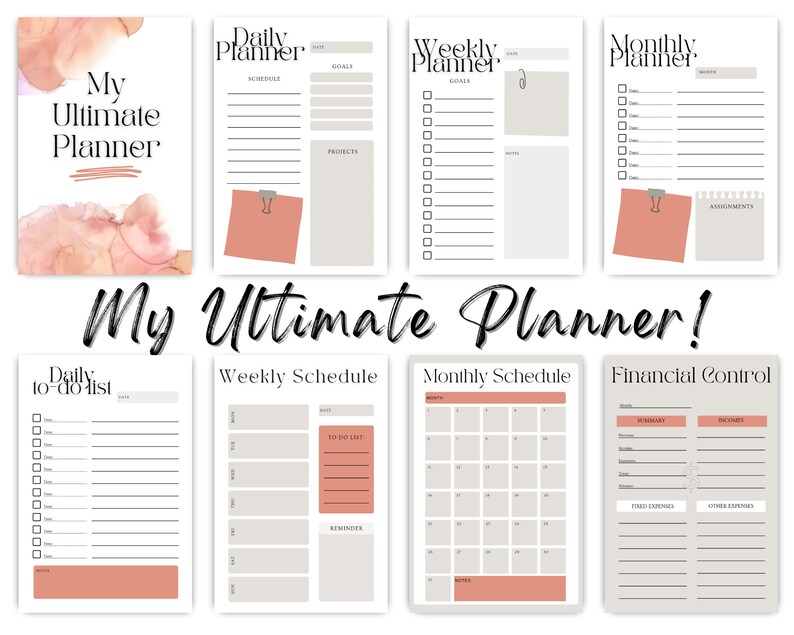 The Ultimate Digital Planner, Daily Planner, iPad Planner, Life Planner ...