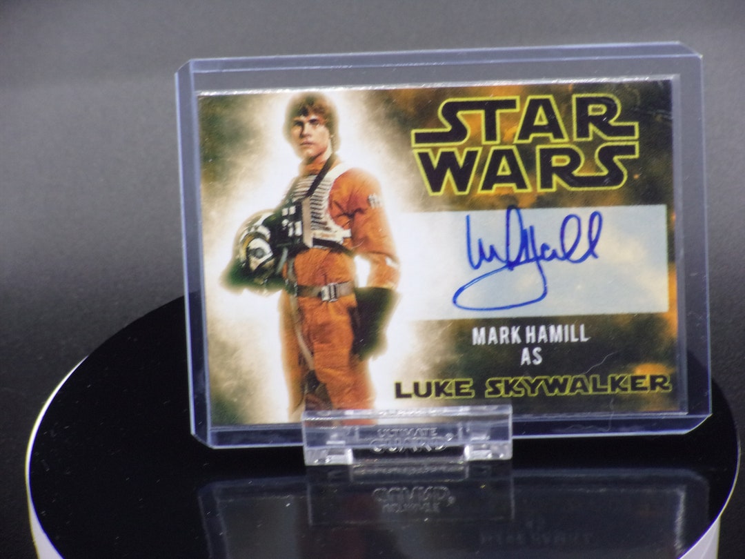 Custom Card Luke Skywalker Mark Hamill Star Wars - Etsy