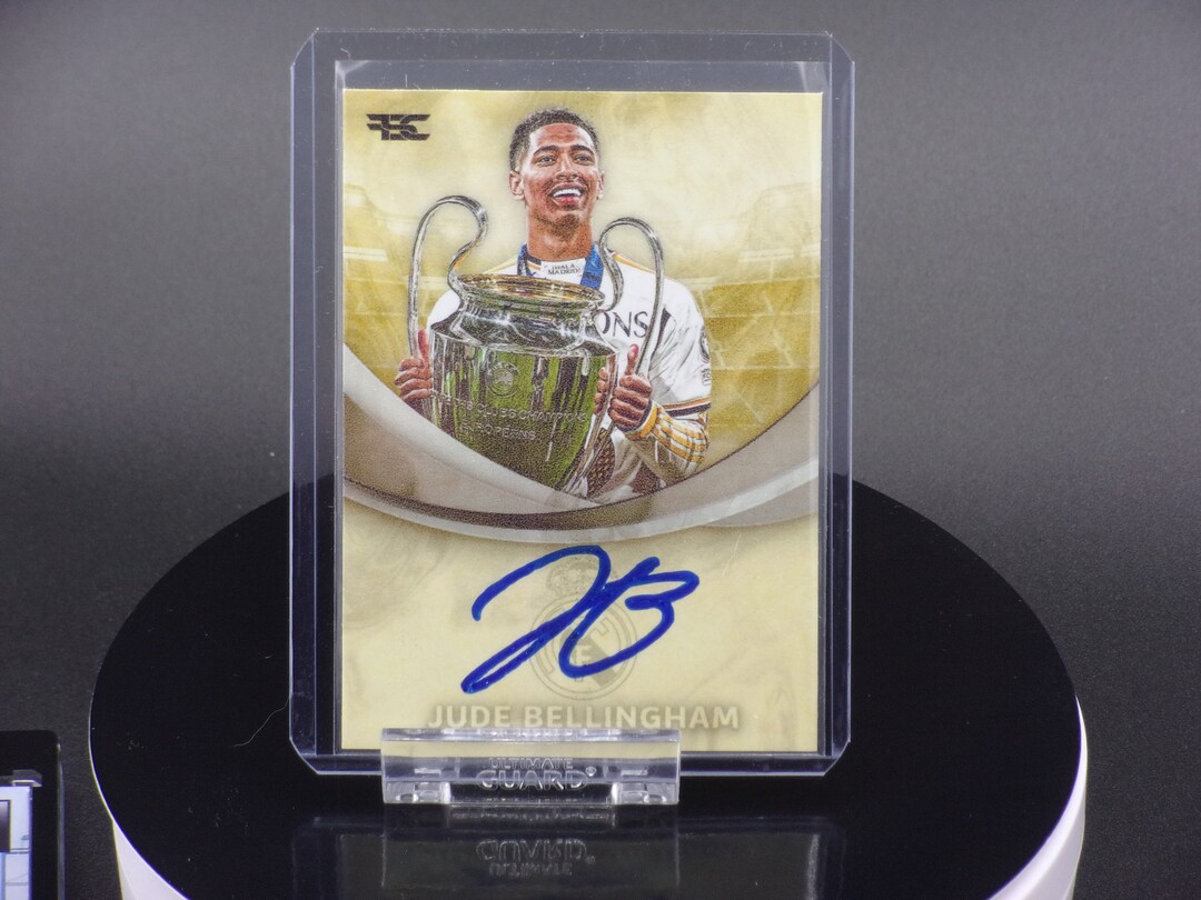 Jude Bellingham Personalized Champions Card With Autograph - Etsy