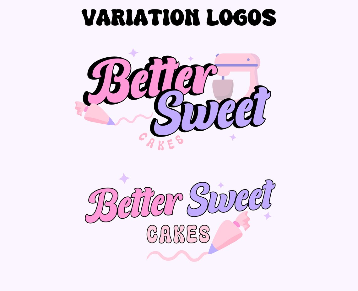 DIY Cake Baker Logo: Editable Logo Design, Bakery Logo Design, Canva ...