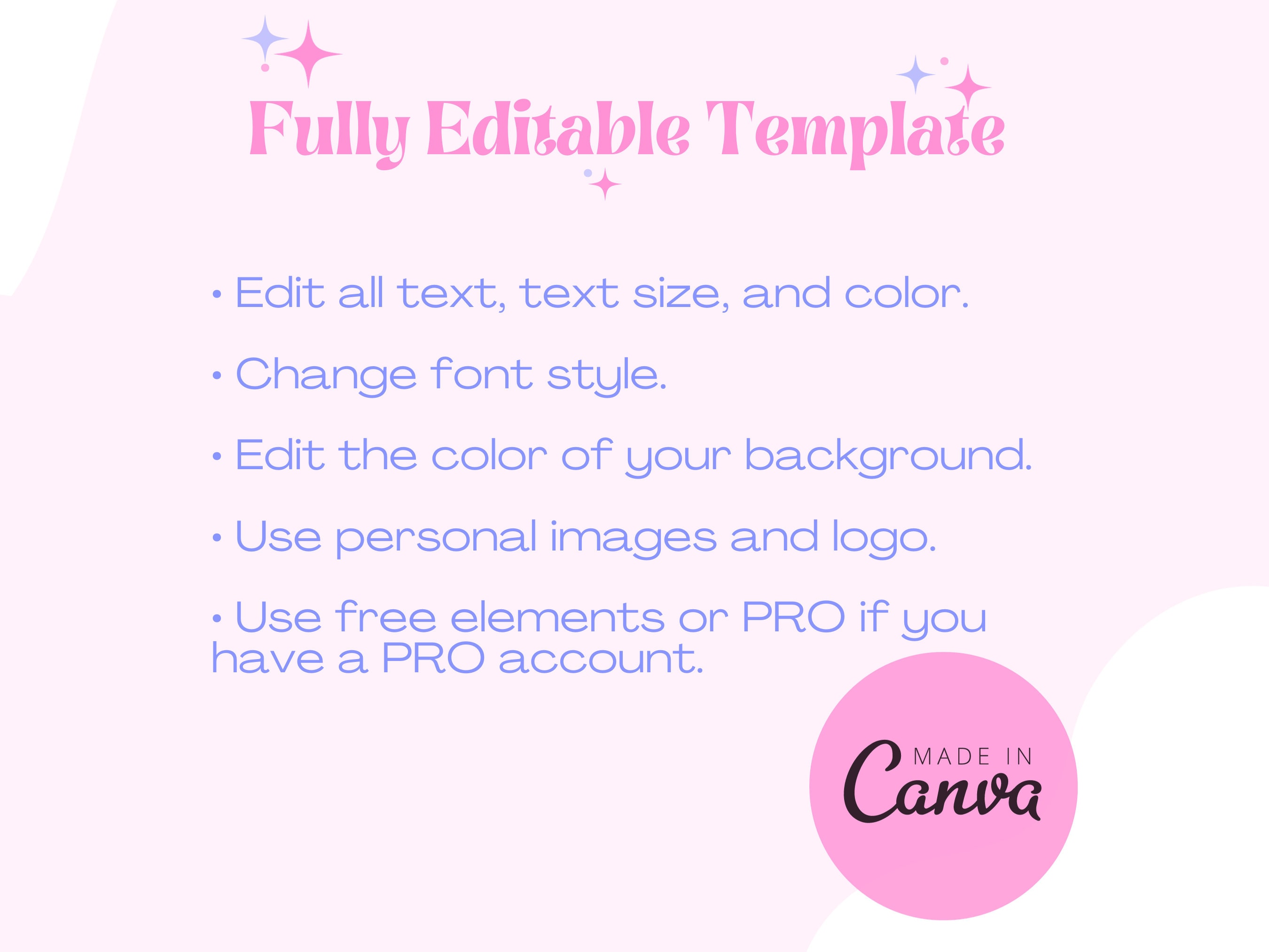 Editable Logo: Psychic Logo, Logo Bundle, Purple Logo, Logo With Stars ...