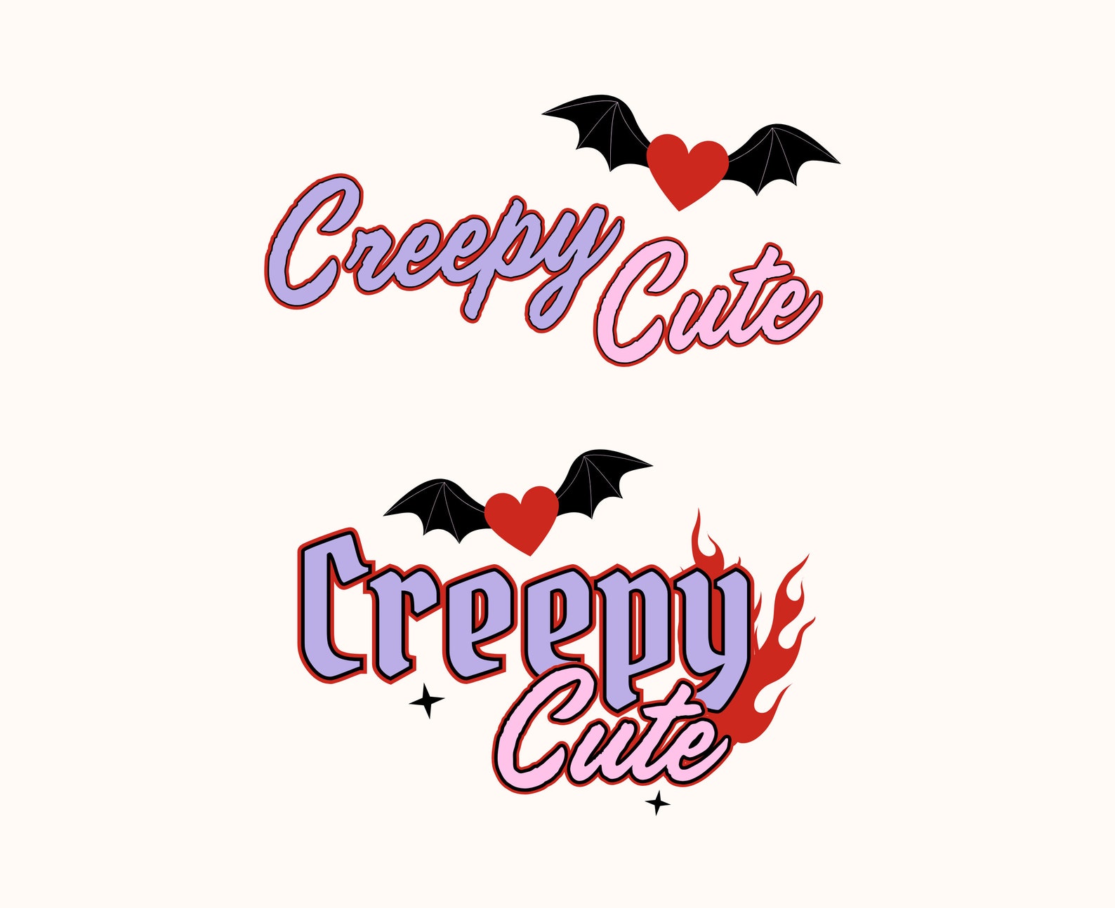 Editable Logo: Creepy Branding, Playful Logo, Spooky Logo, DIY Canva ...