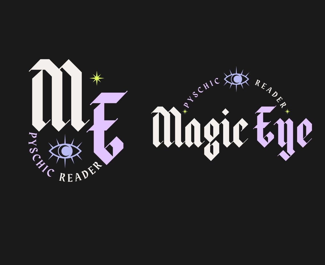 Editable Logo: Canva Logo Template, Tarot Logo Design, Mystical Logo ...