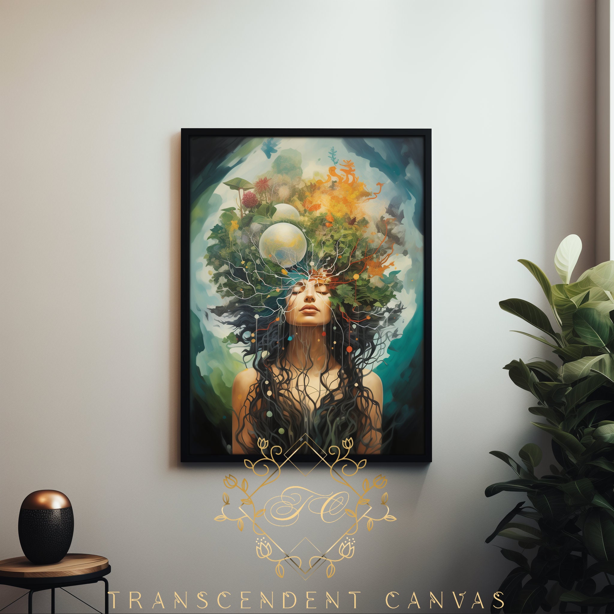 Journey of Self-discovery Transcendent Canvas Instant Printable Oil ...