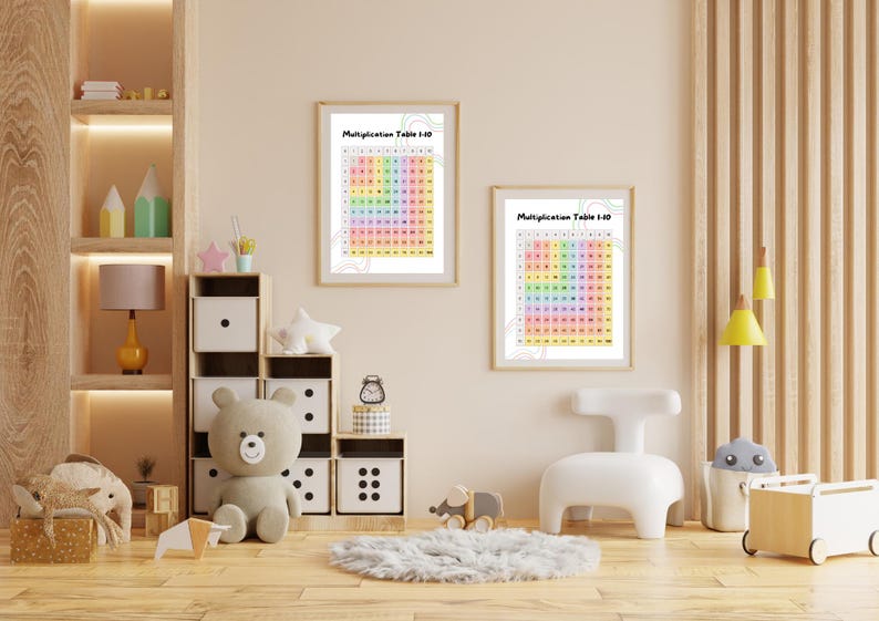 Multiplication Table Chart + Worksheet | A4 & A3 Printable PDF ...