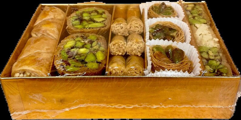 Premium Delicious Mini Mix Baklava, With Pistachio, Walnut Baklava ...